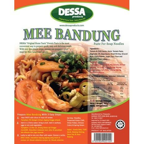 Dessa Mee Bandung Paste - Cooking Mee Bandung just got easier - Sedap.sg