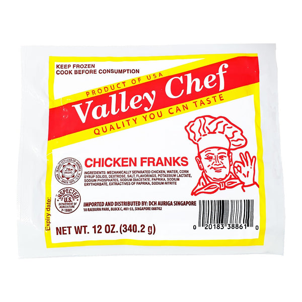 Valley Chef Chicken Franks - Sedap.sg